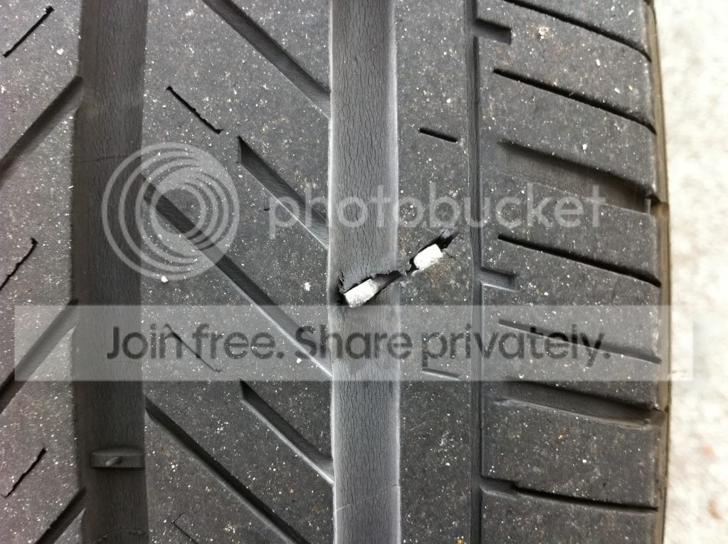 Nice flat tire | Honda Accord Forums - The DriveAccord community is ...