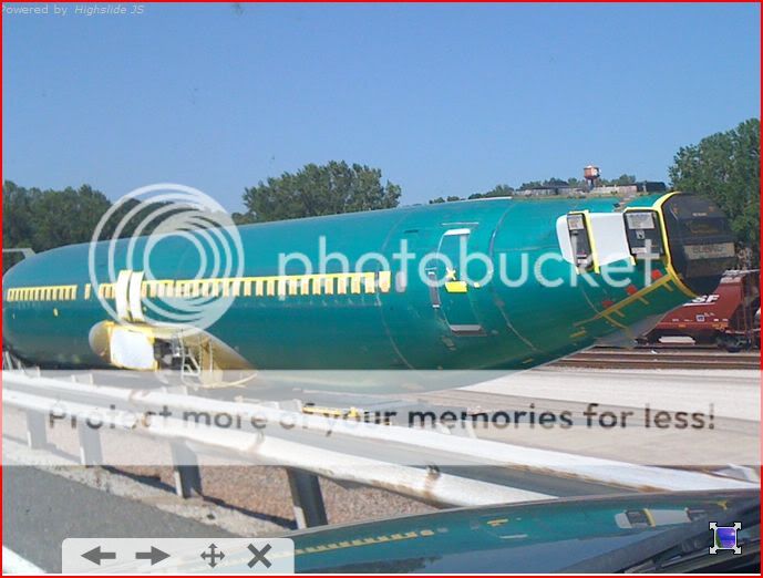 flat car for 737 fuselage? | TrainBoard.com - The Internet's Original